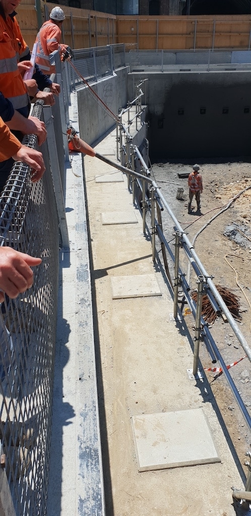 Bolt Down Guardrail Post