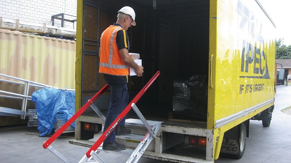 Portable Truck Access Stairs and Steps | SafeSmart Access