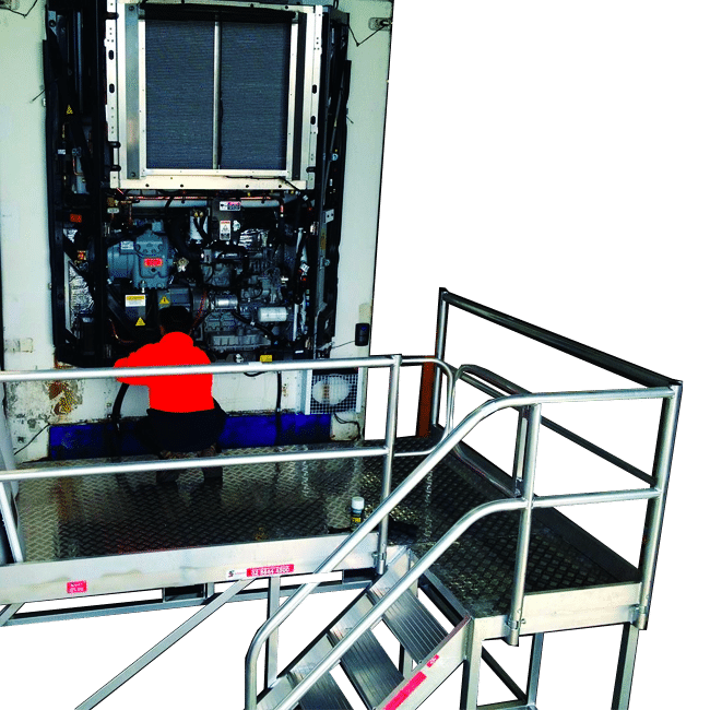 Refrigerated Truck Servicing Platform