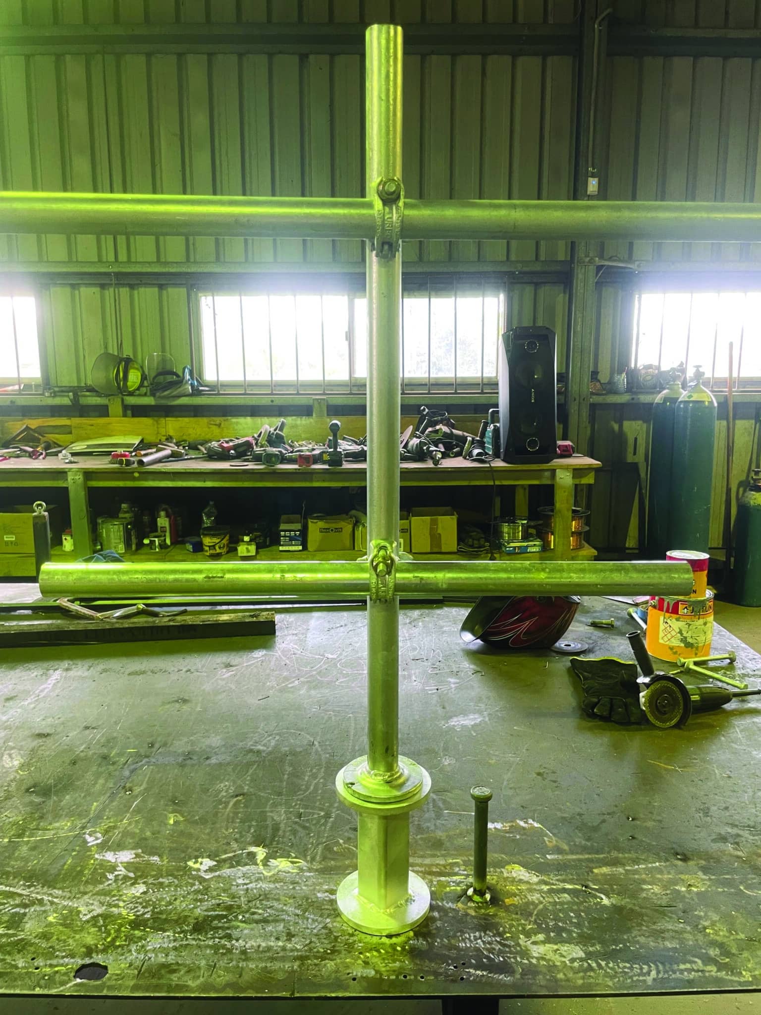 Temporary Handrail Post System | SafeSmart Access