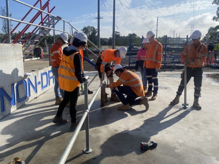 Adjustable Access Stairs - for Excavation Access