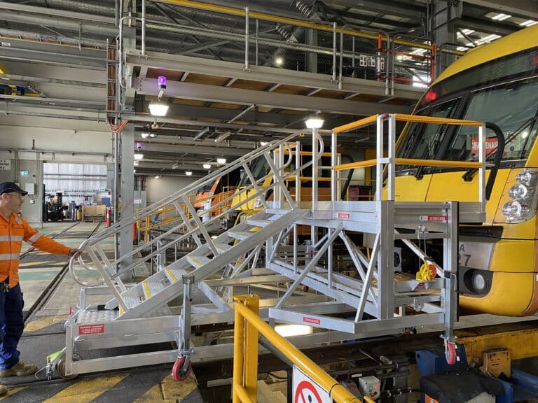 Adjustable Access Stairs - for Excavation Access