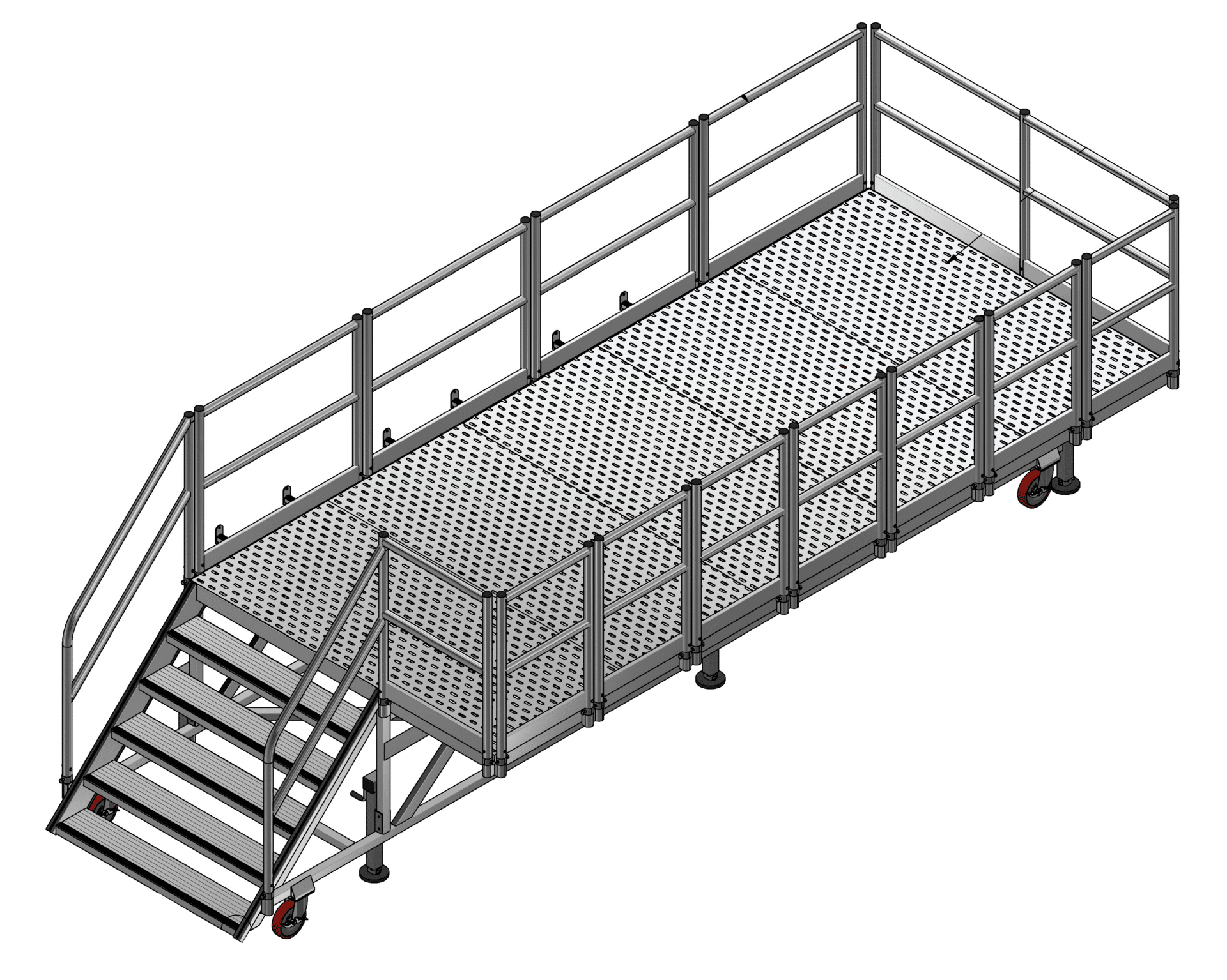 Custom Loader Bucket Repair Platform