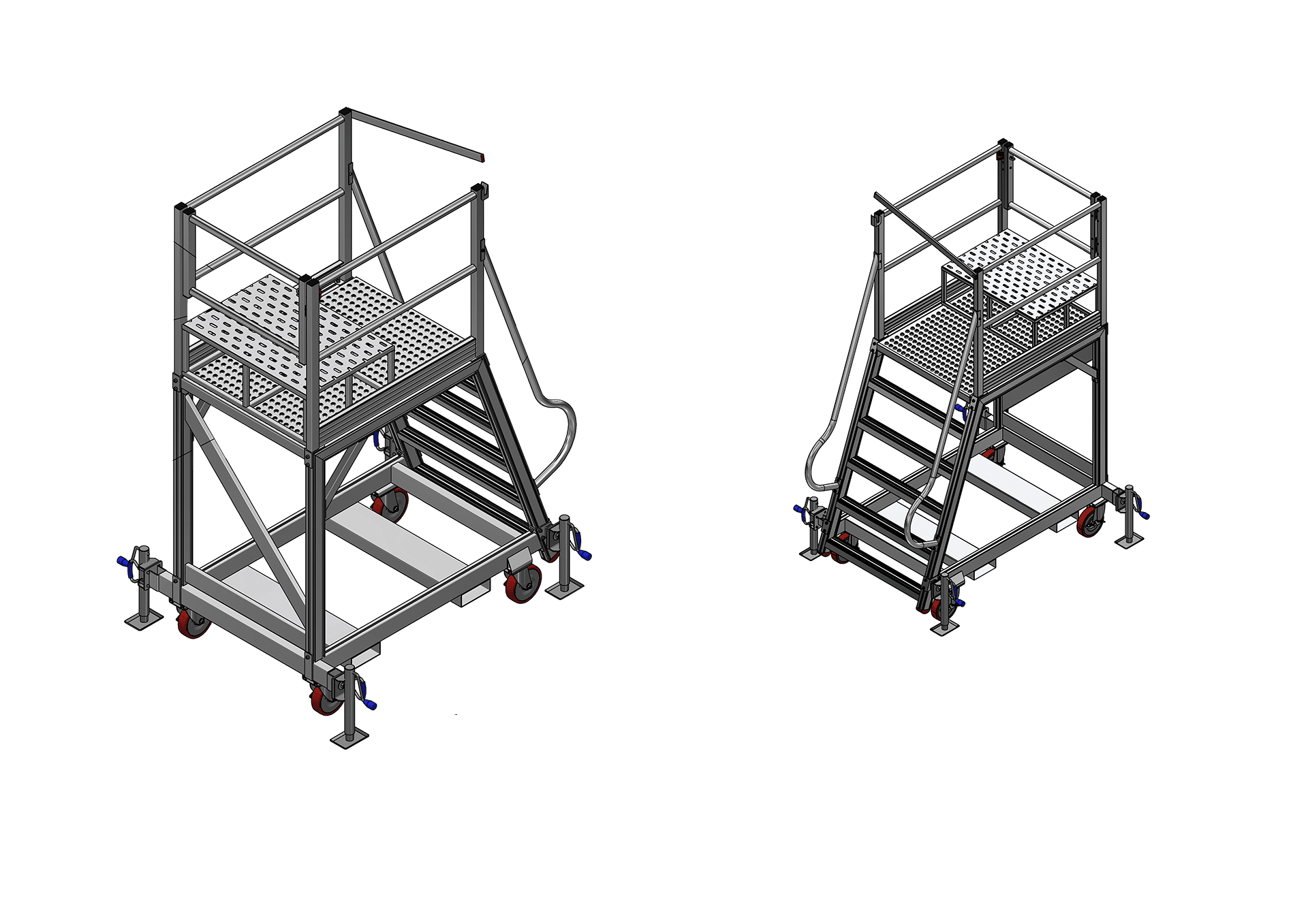 Custom Strut Removal Platform for L2350 Loaders