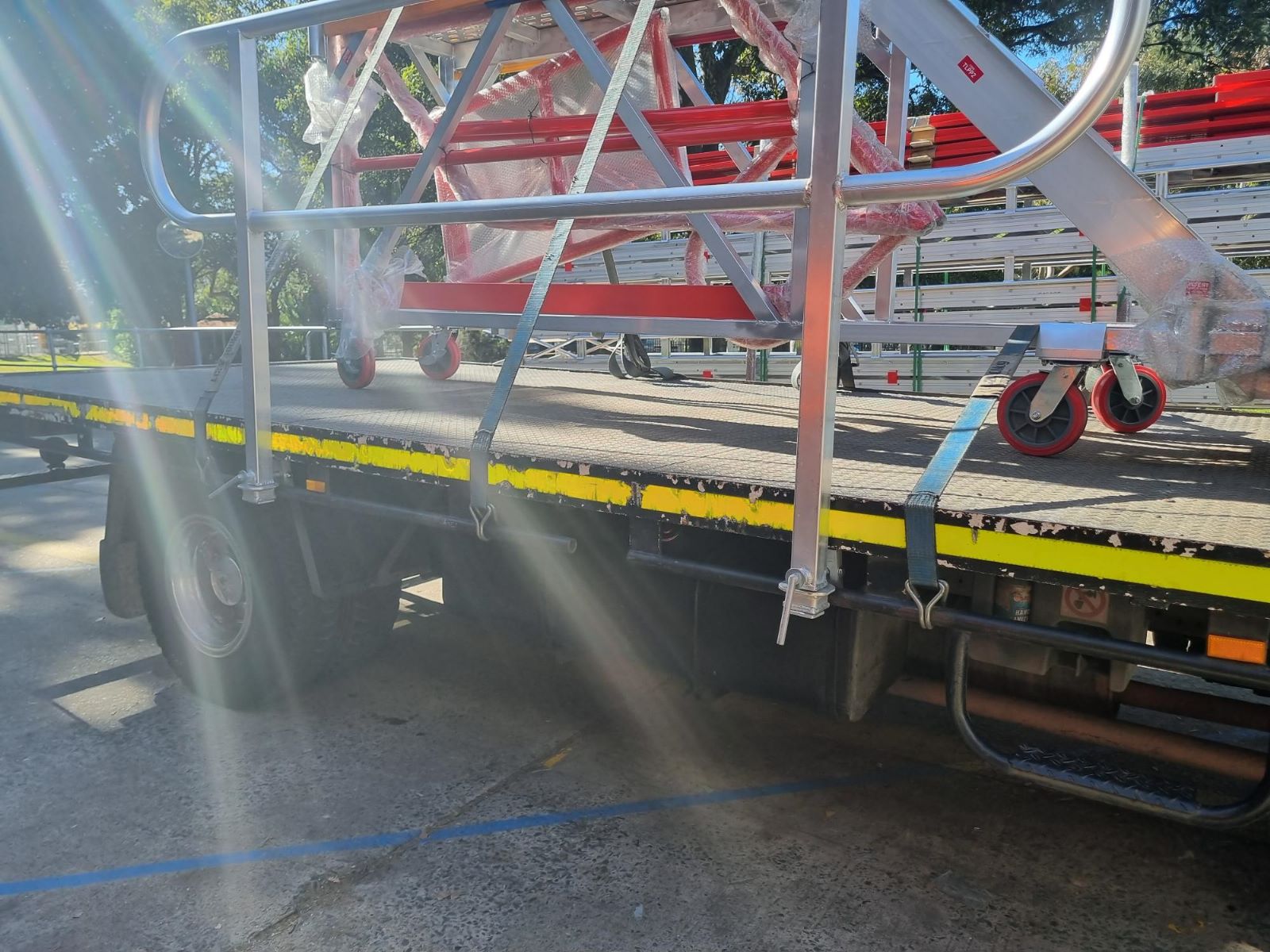 Truck Edge Protection Guardrail | SafeSmart Access