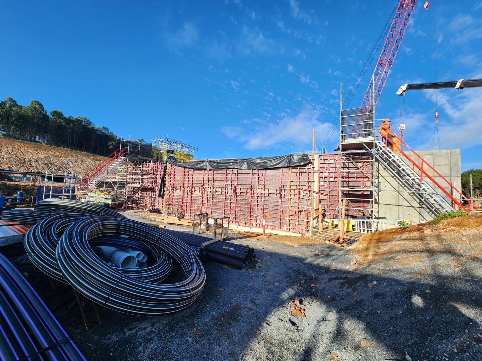 Form Reo Pour Construction with AdjustaStairs