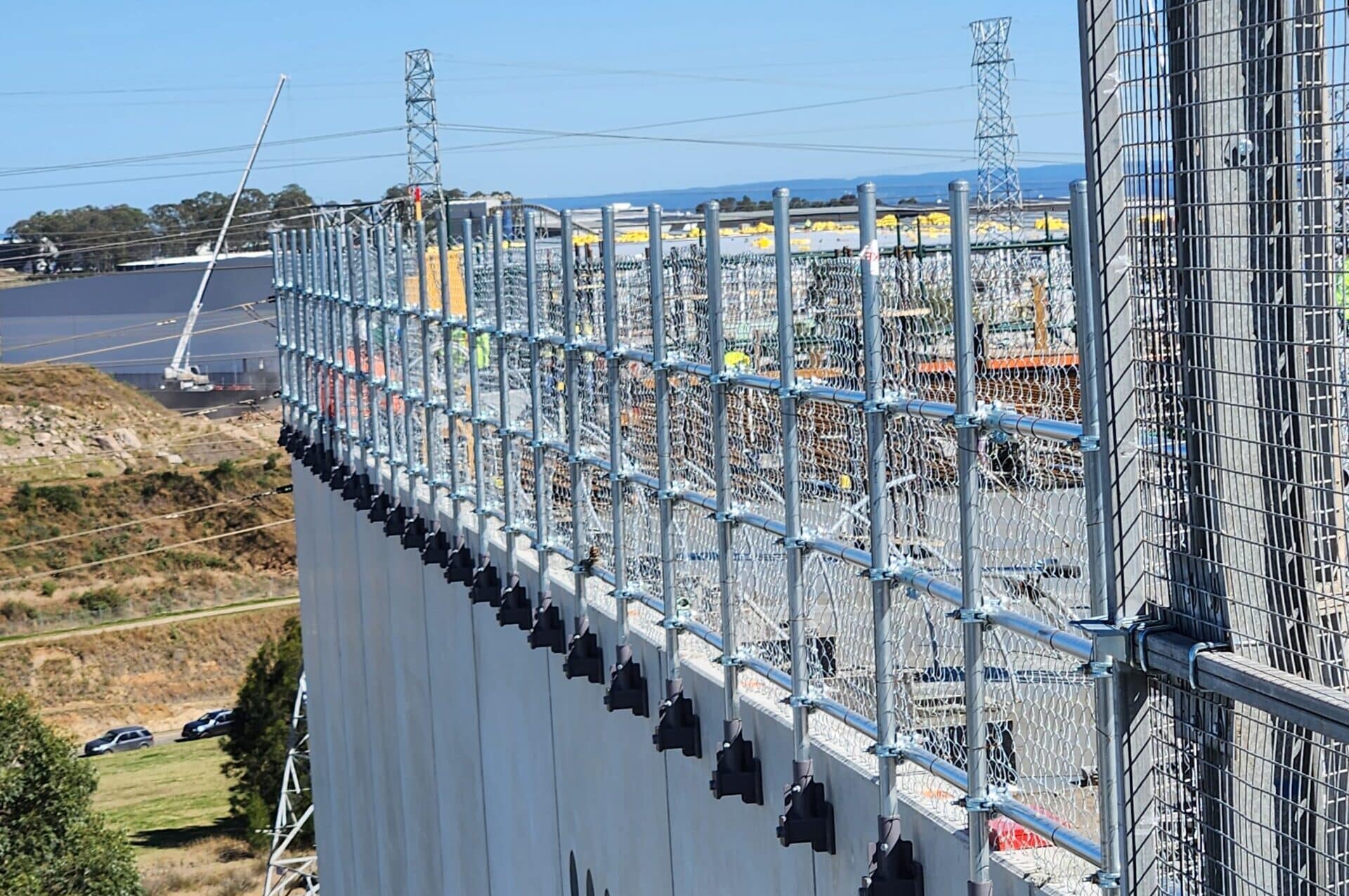 Precast Edge Protection at Eastern Creek