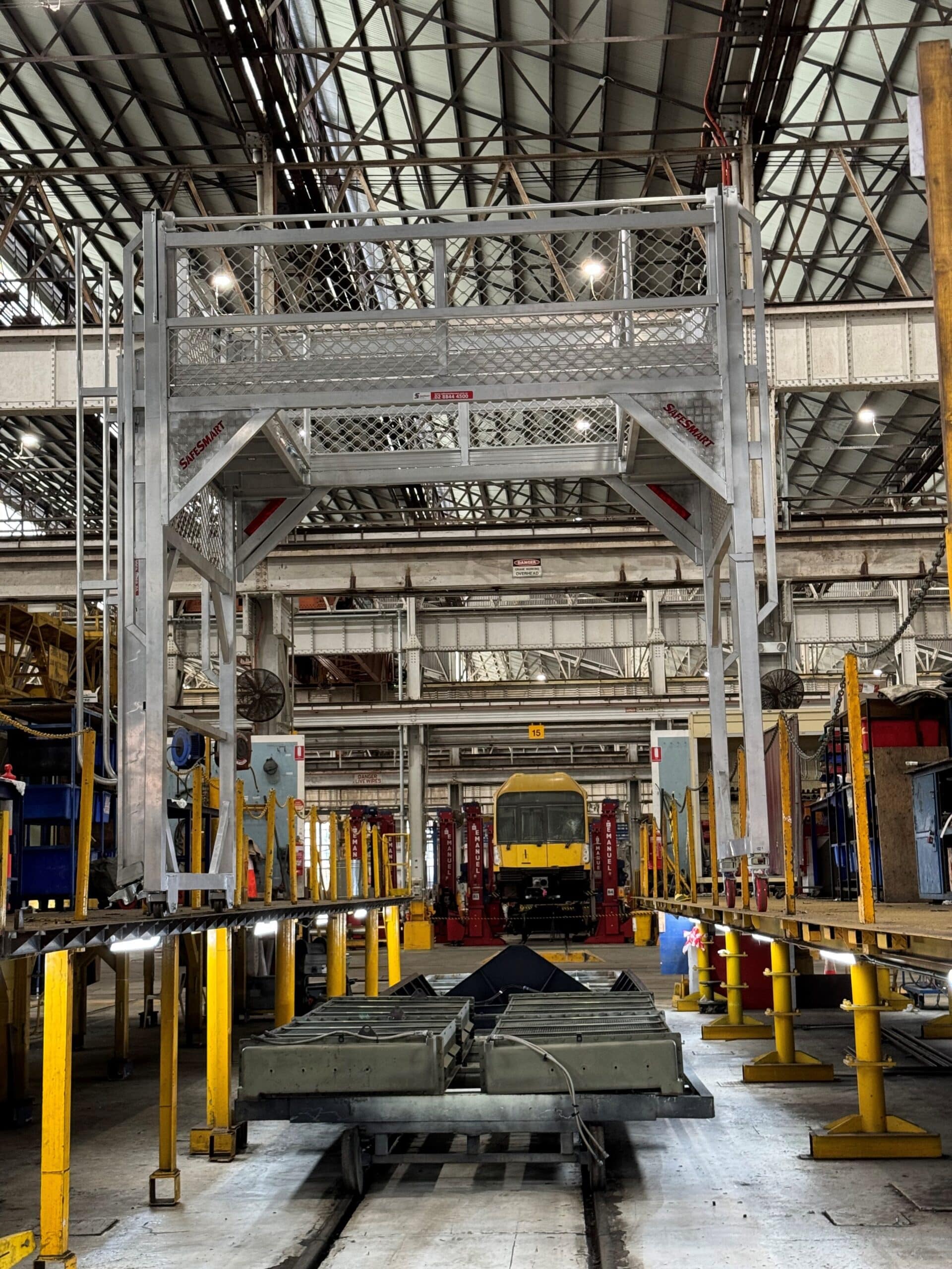 Progress Rail Access with Mobile Gantry System | SafeSmart