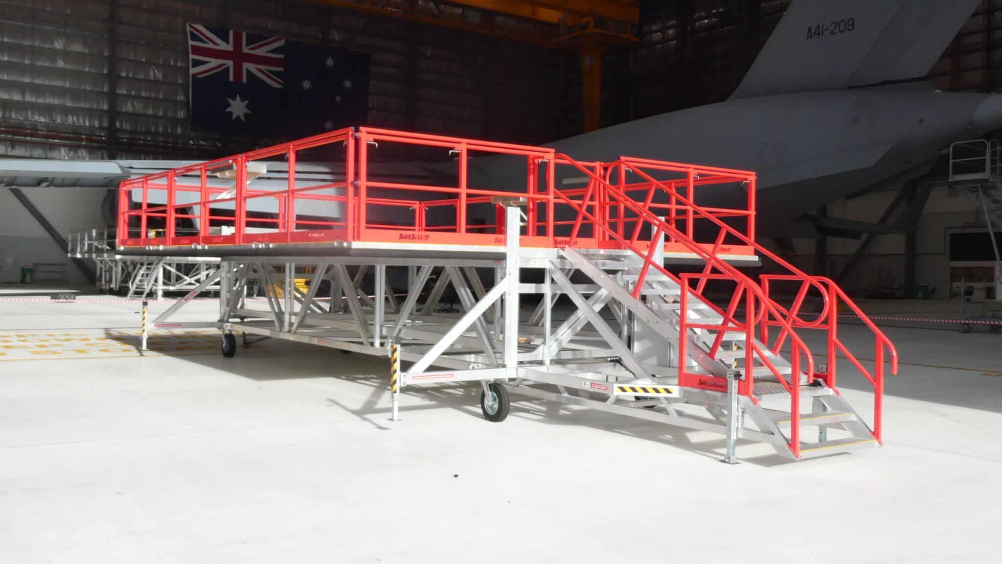 C-17A Engine Line Maintenance Stands | SafeSmart Access